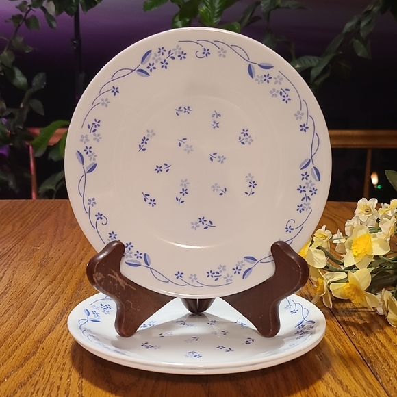 Corelle | Dining | Corelle Provencial Blue Appetizer Plates Set Of 2 ...